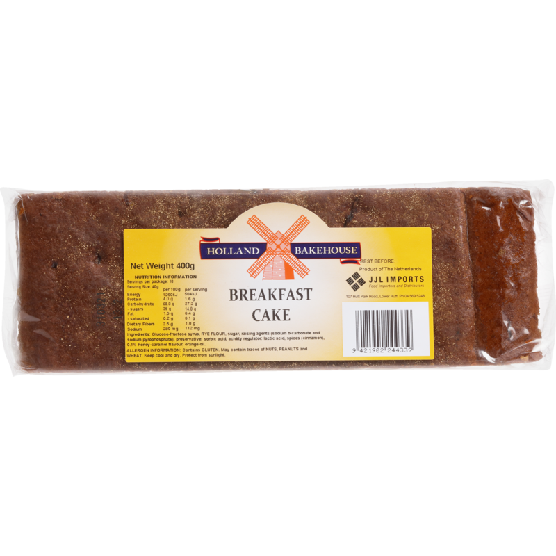 Holland Bakehouse Breakfast Cake 400g – Bin Inn Stonefields
