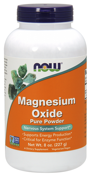 NOW Magnesium Oxide Pure Powder 227g – Bin Inn Stonefields
